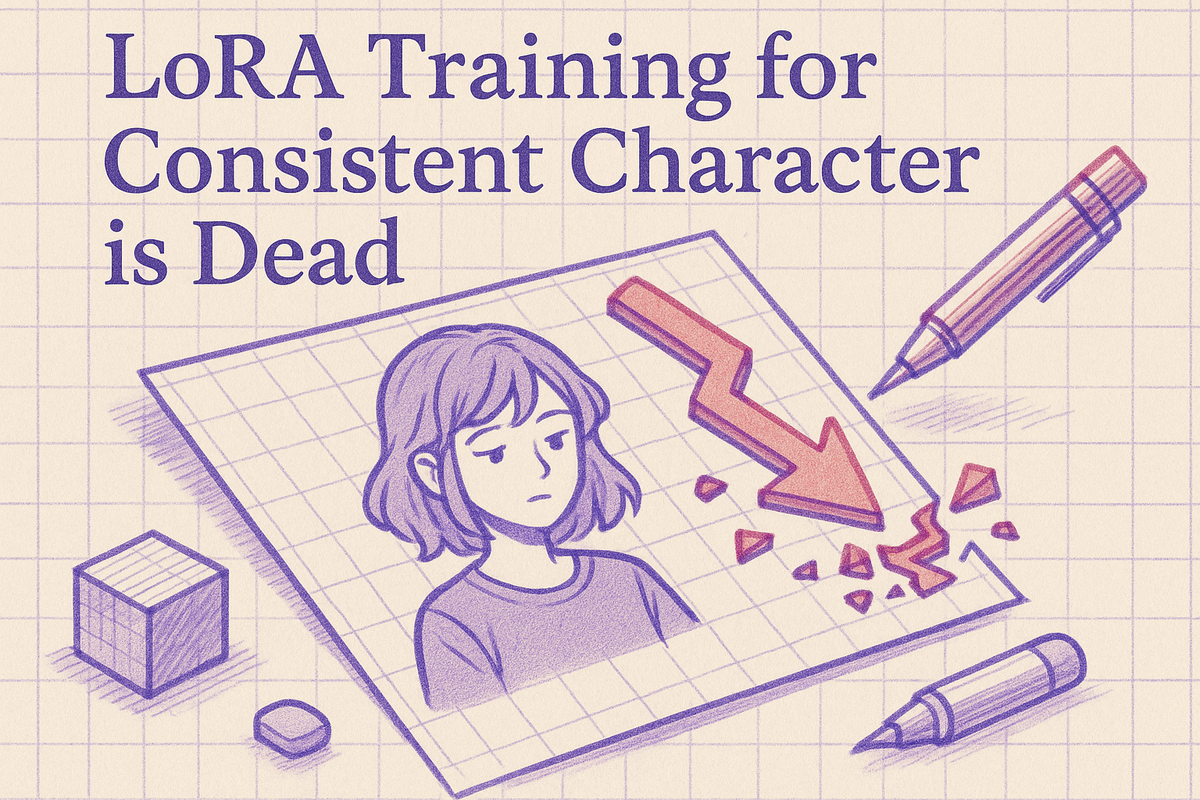LoRA training for Consistent character is dead